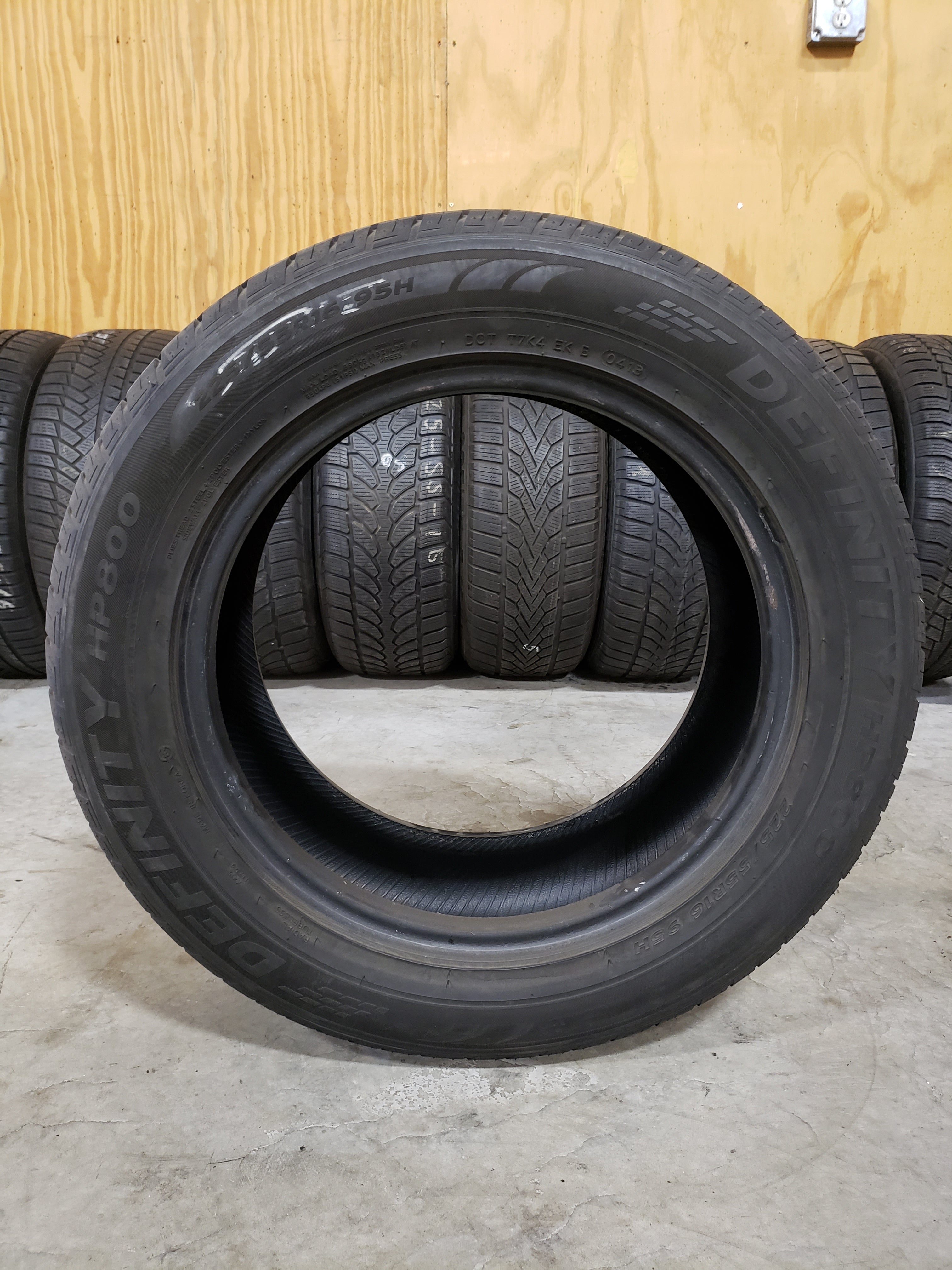 SINGLE 225/55R16 Definity HP800 95H XL - Used Tires | Wheels Below ...