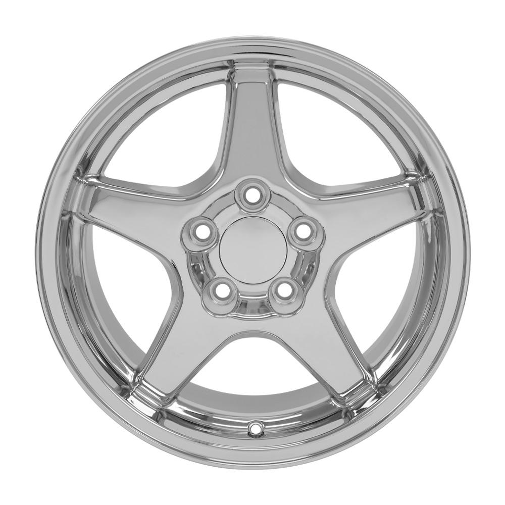 17" Replica Wheel CV01 Fits Chevrolet Corvette ZR1 17x11 Chrome Wheel ...