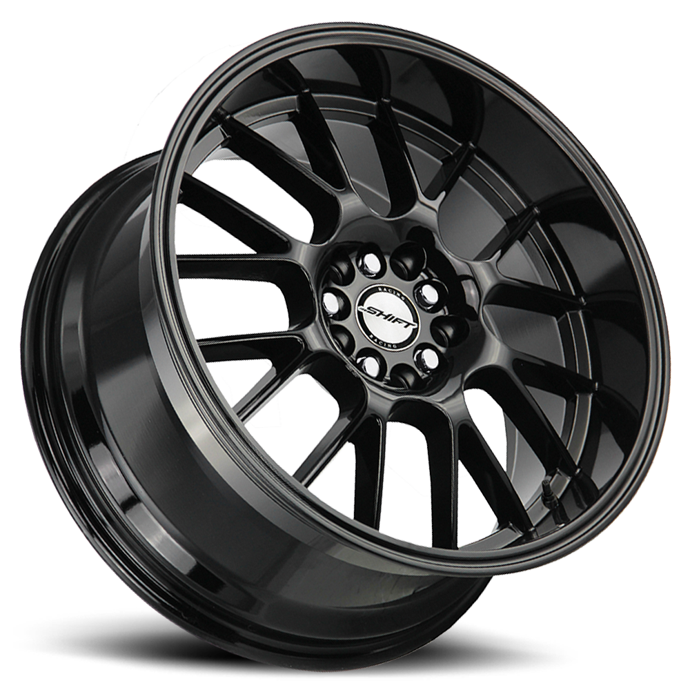 SHIFT H28 CRANK 17X7.5 30MM 4X100/4X114.3 ALL GLOSS BLACK | H28740030G ...