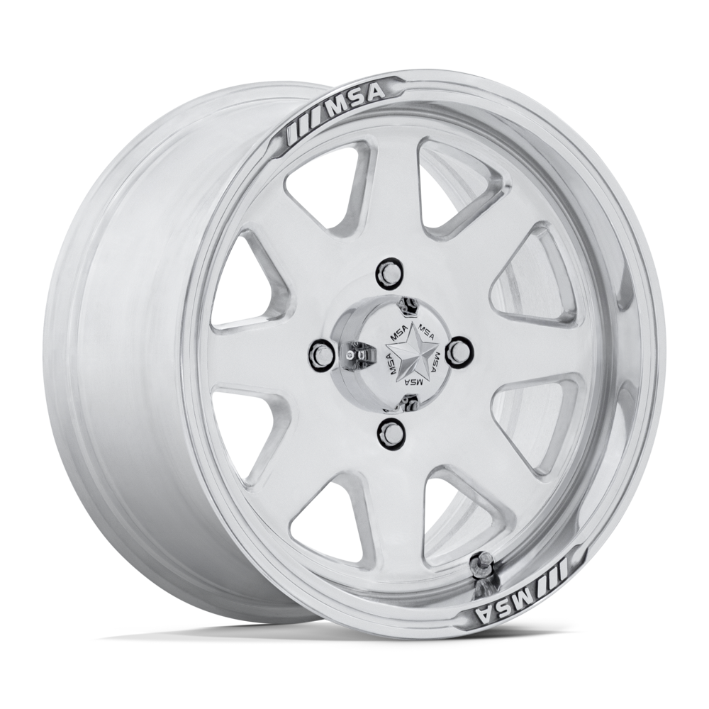 MSA OFFROAD WHEELS M54 SPARK UTV 14x7 -47 4x137 POLISHED – Wheels Below ...
