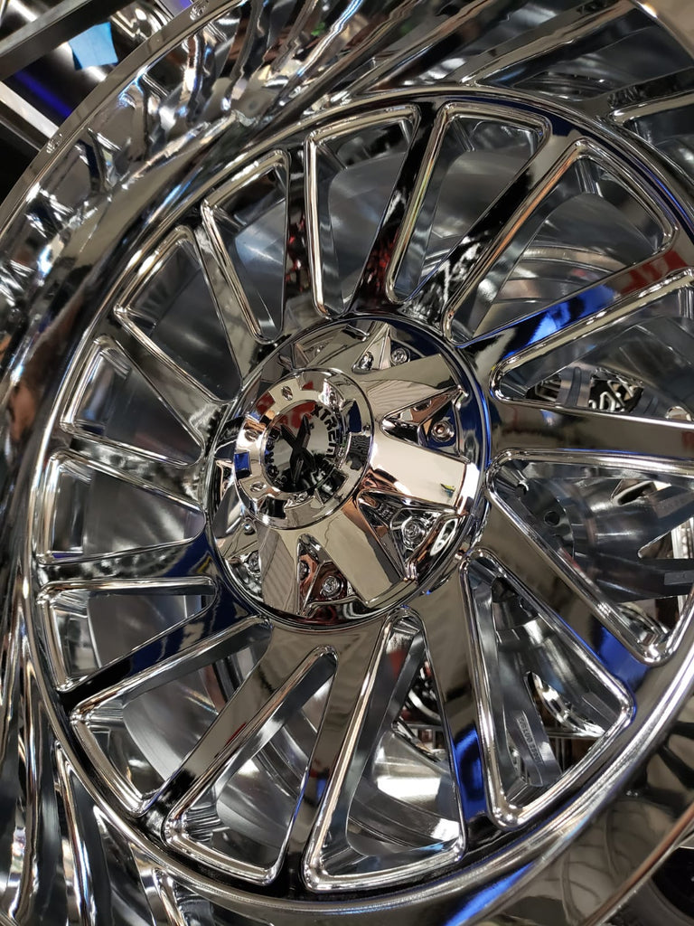 Xtreme Force XF-Twist 20x10 -25 6x139.7(6x5.5) Chrome – Wheels Below Retail