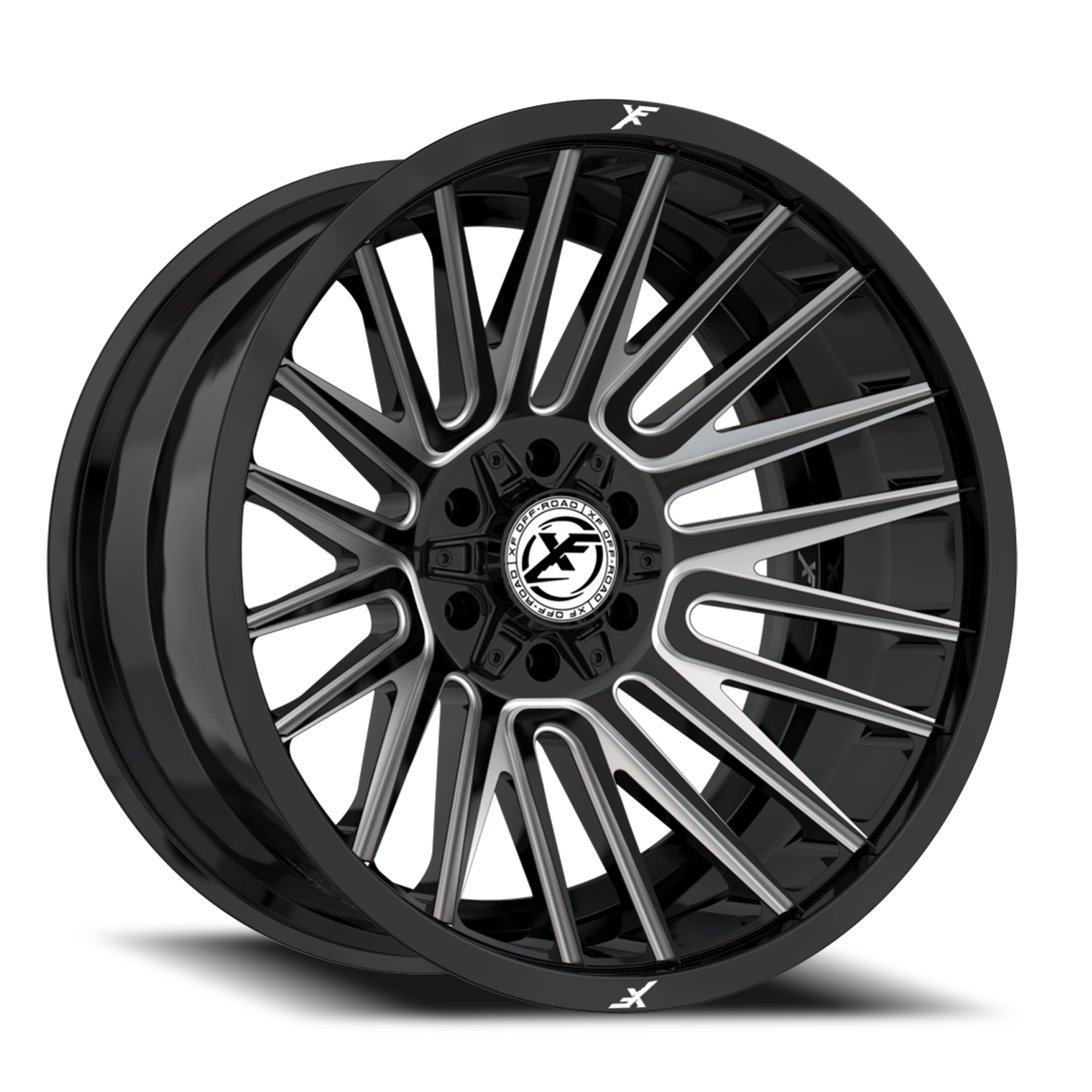 XF OFF-ROAD XF-234 17X9 0 5X127/5X139.7 GLOSS BLACK & MILLED – Wheels ...