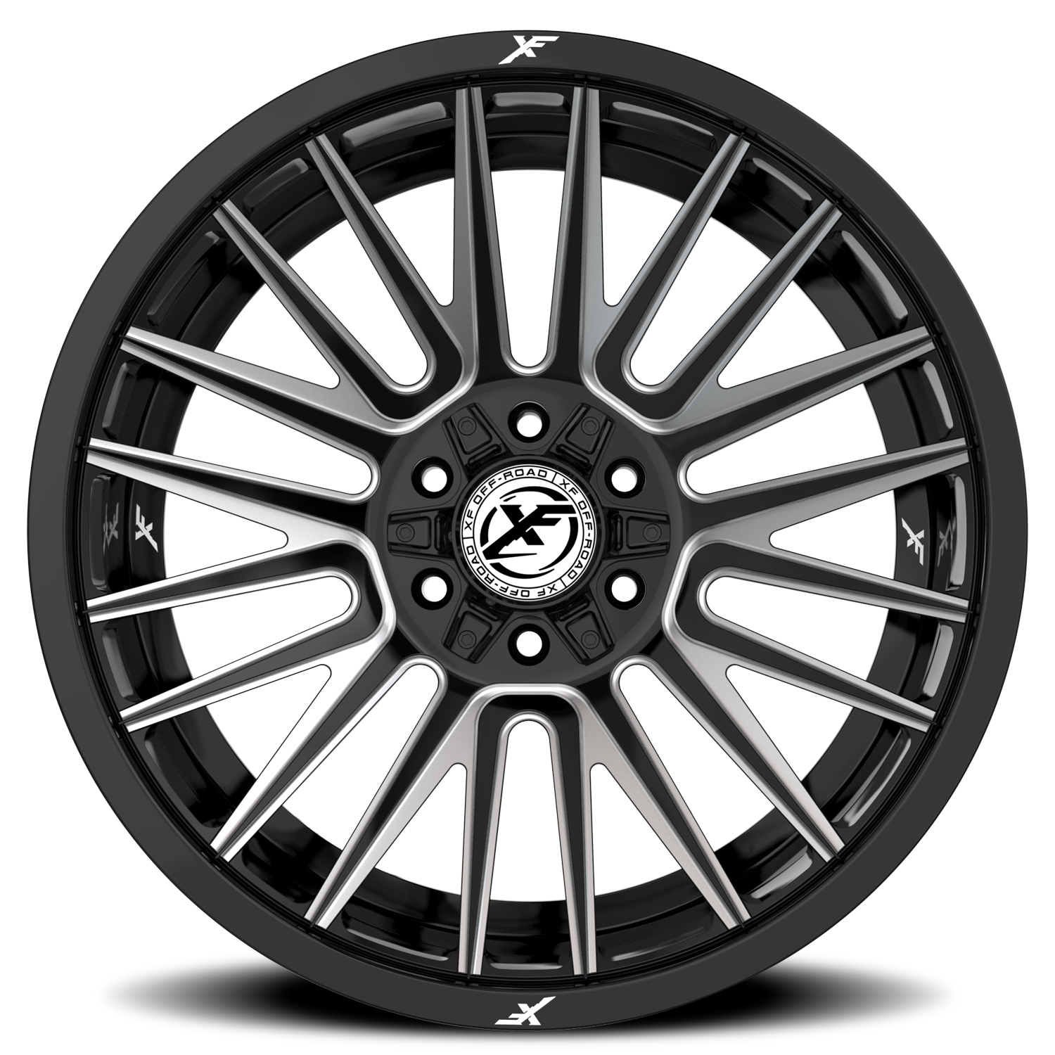 XF OFF-ROAD XF-234 17X9 0 5X127/5X139.7 GLOSS BLACK & MILLED – Wheels ...