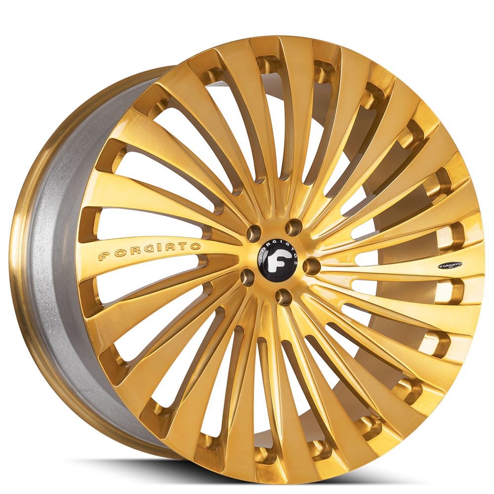 20" Forgiato Wheels Autonomo-M Gold Forged Rims – Wheels Below Retail
