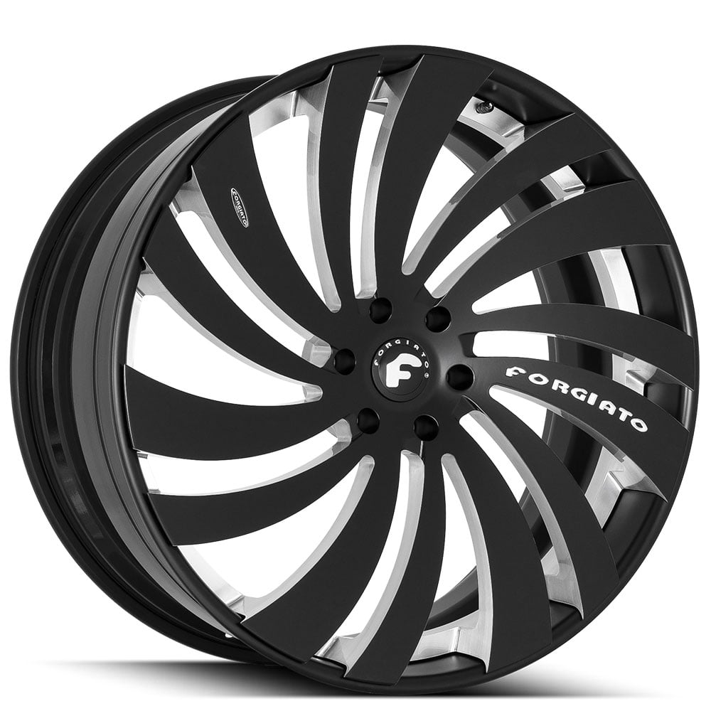 22" Forgiato Wheels Canale-ECL Black Forged Rims – Wheels Below Retail