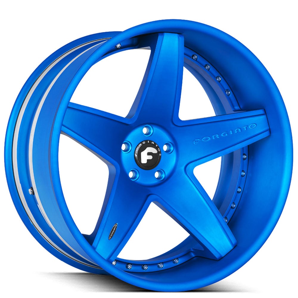 22" Forgiato Wheels Classico-ECL Custom Candy Blue Forged Rims – Wheels ...