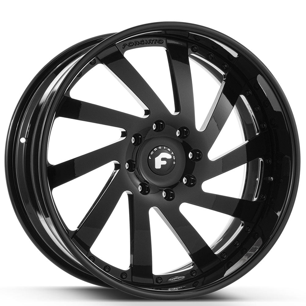 20" Forgiato Wheels Twisted Concavo Gloss Black Forged Rims – Wheels ...