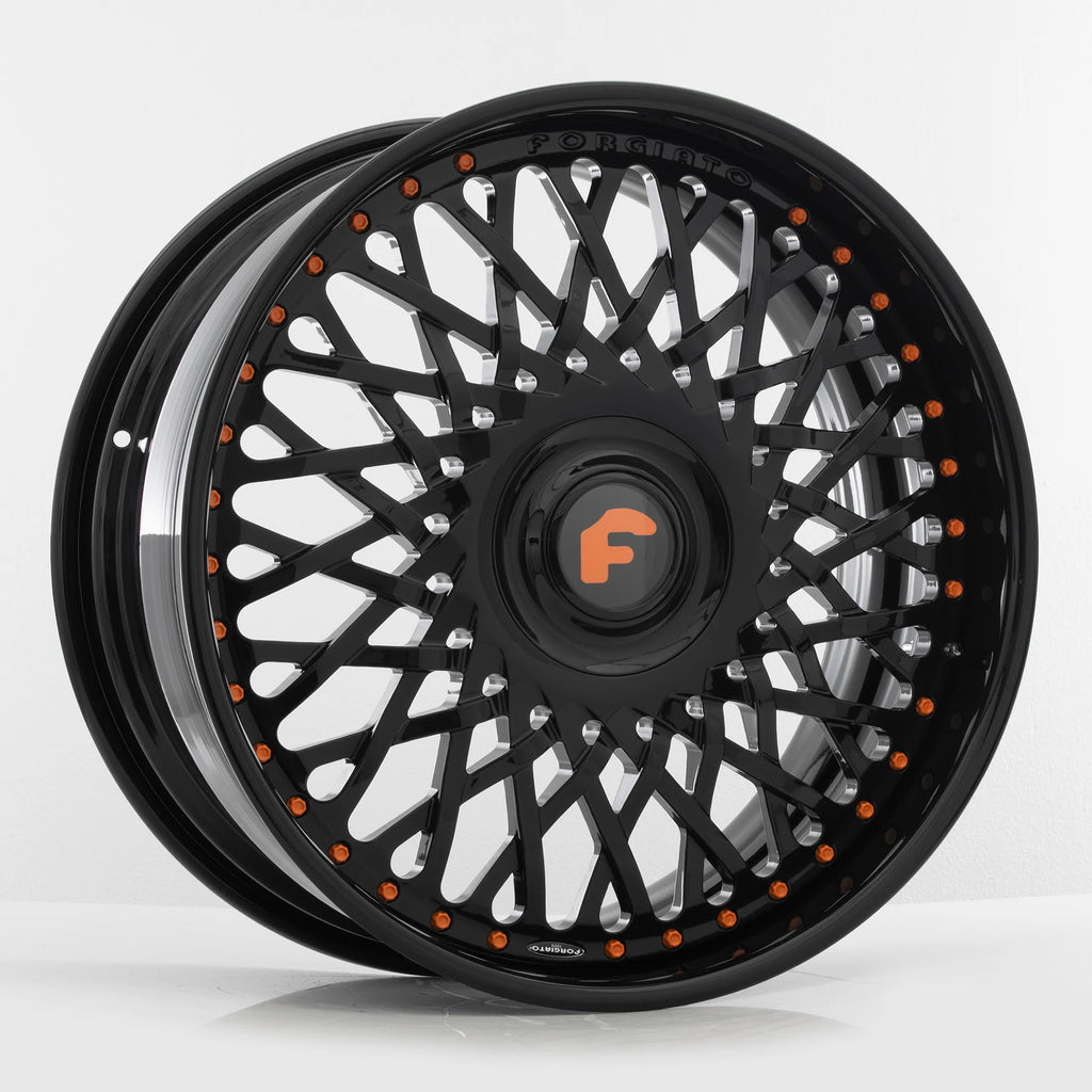 24" Set of 4 Forgiato TESSUTTO-D for Rolls Royce Cullinan (Flat Forgin ...