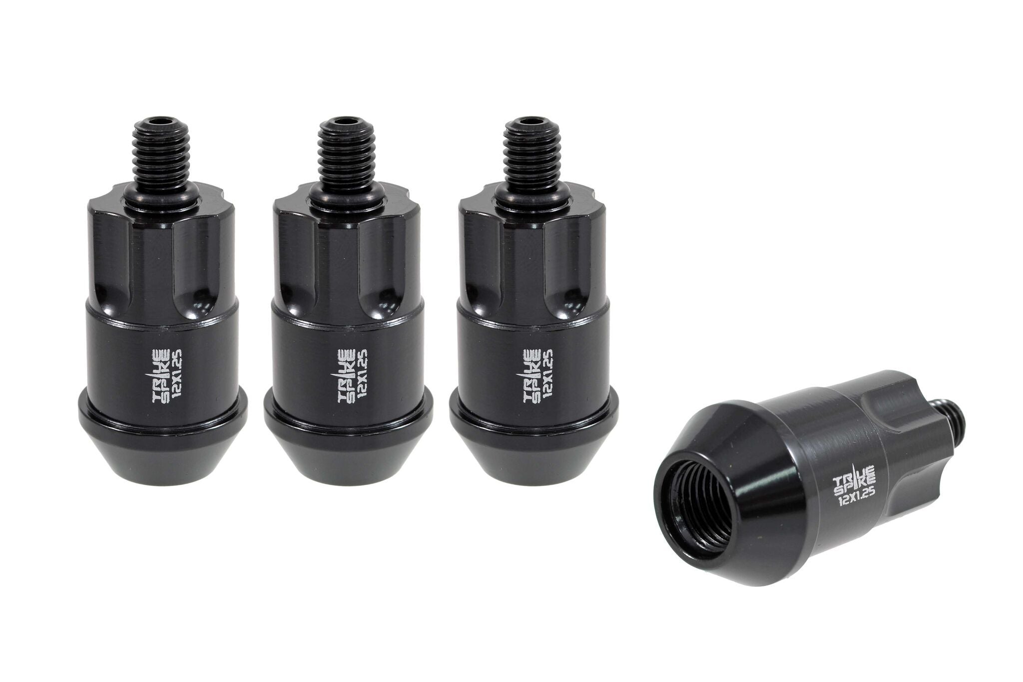 TRUE SPIKE ACORN ANTI-THEFT WHEEL LOCK LOCKING LUG NUTS CNC MACHINED ...