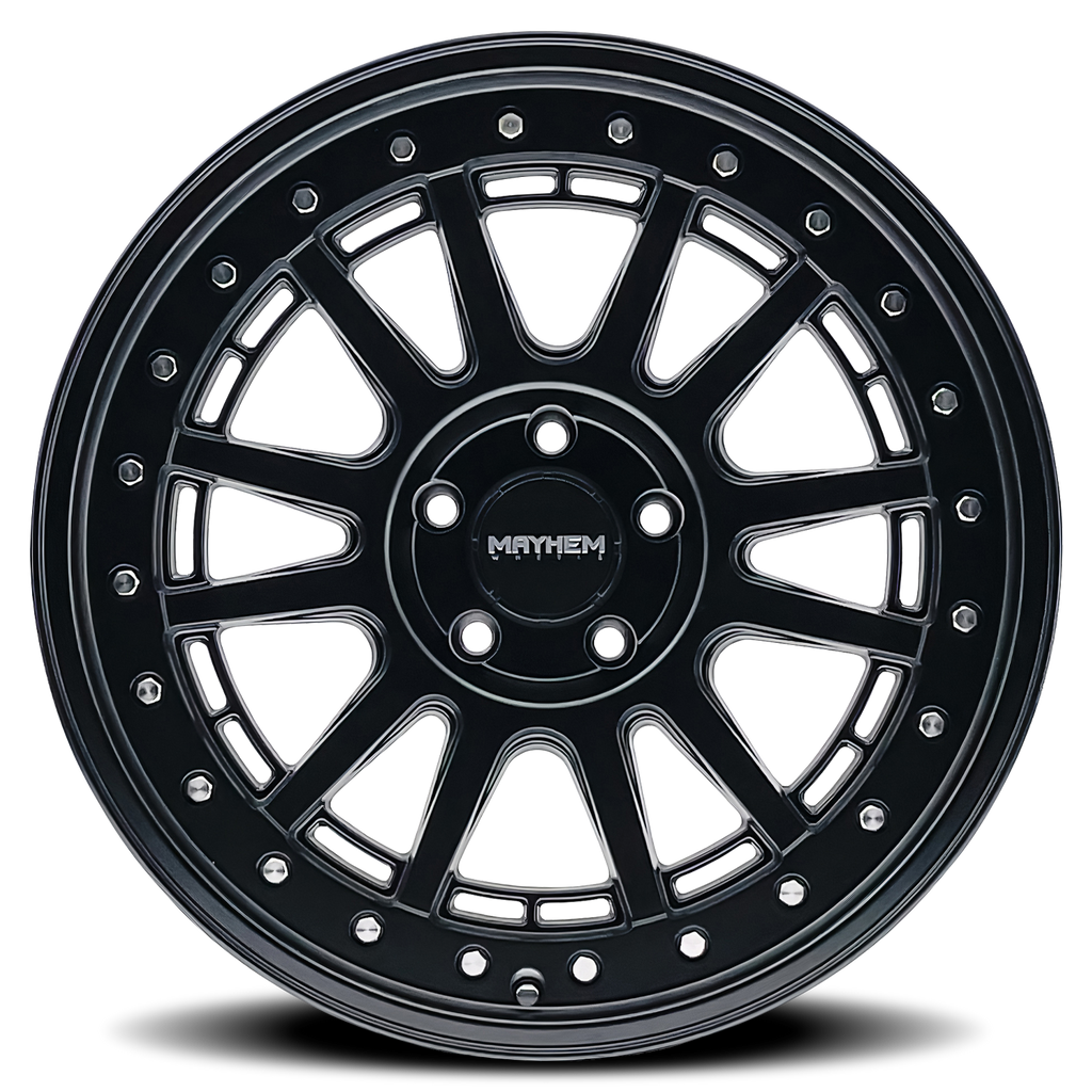 MAYHEM COMPASS 18x9 0 6x139.7 MATTE BLACK – Wheels Below Retail