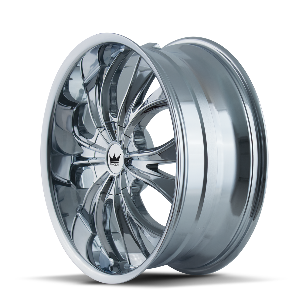 MAZZI HUSTLER 342 20X8.5 18 5x115/5x120 CHROME – Wheels Below Retail