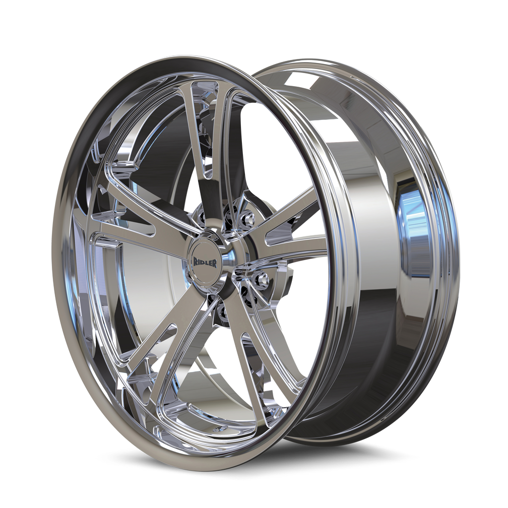 RIDLER 606 20X8.5 0 5x120.65 CHROME – Wheels Below Retail