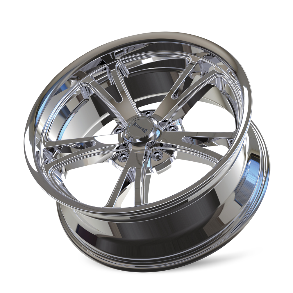 RIDLER 606 18X9.5 0 5x127 CHROME – Wheels Below Retail