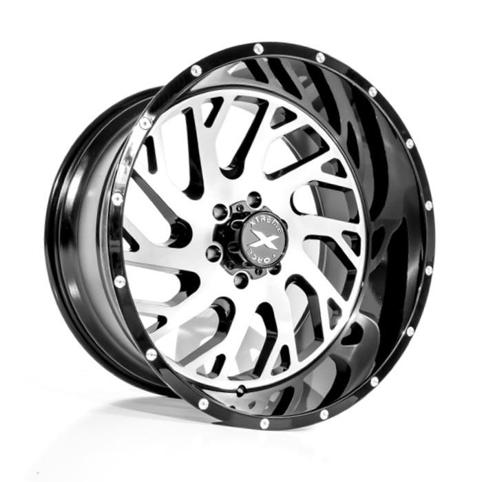 Xtreme Force XF-8 20x10 -19 5x127 (5x5) Black and Brushed Face – Wheels ...