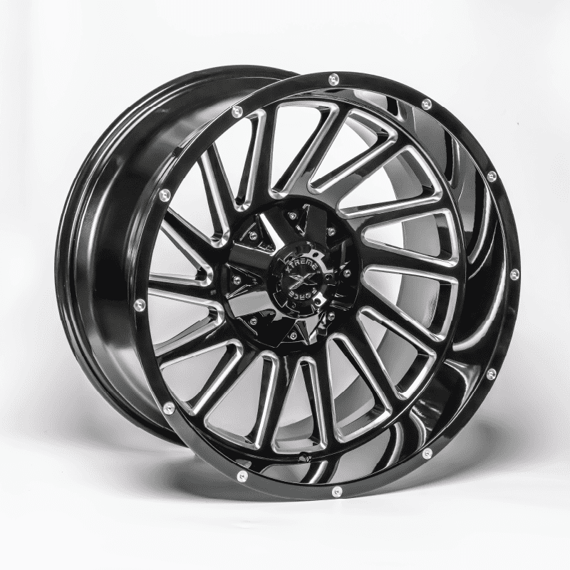Xtreme Force XF-Twist 20x10 -25 5x127/5x139 Black Milled – Wheels Below ...