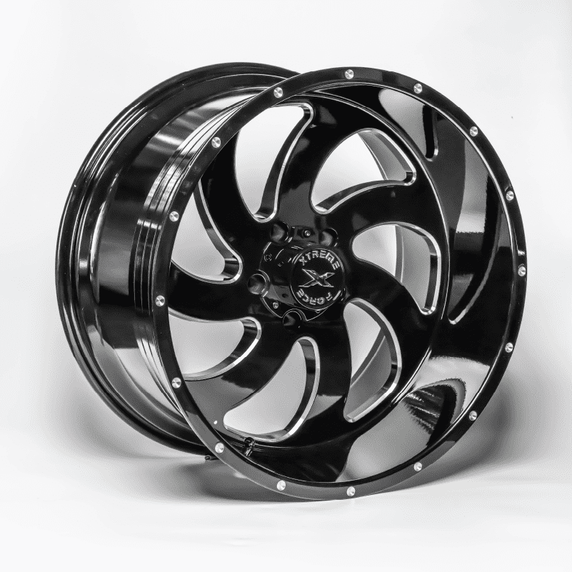 Xtreme Force XF-1 20x10 -19 5x150 Black and Milled – Wheels Below Retail