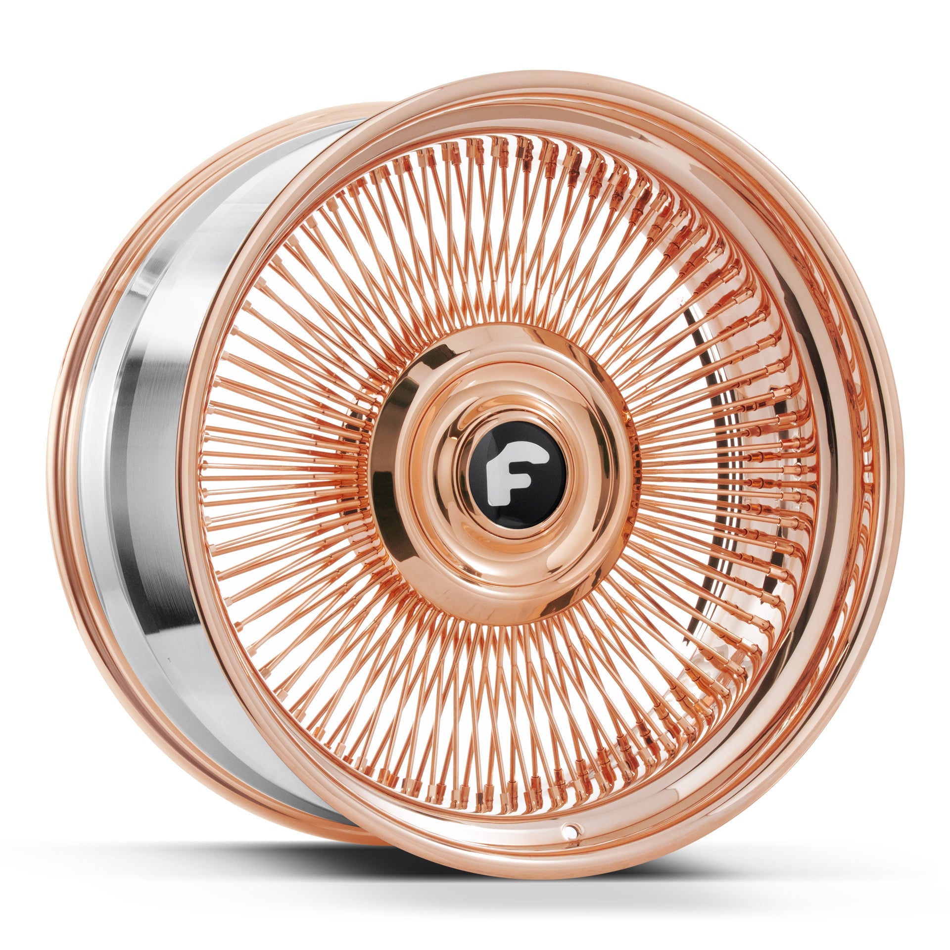 24" Rose Gold Wire Wheel - Wheels | Rims | Fogiato Rims & Wheels ...